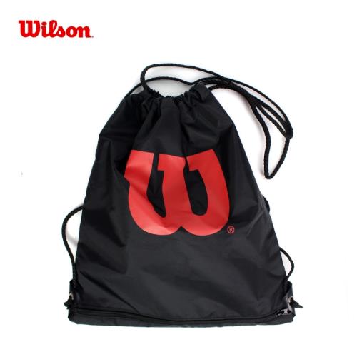 Wilson威爾勝運動背包抽繩雙肩包束口袋網球袋男女健身收納背包袋|更多網球配件|ETMall東森購物網