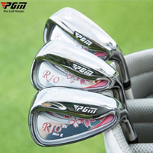 PGM高爾夫鐵桿單支女士練習桿7號鐵訓練桿時尚新款不銹鋼桿頭球桿|高爾夫球桿|ETMall東森購物網