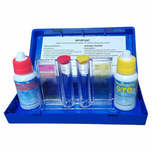 氯霸游泳池驗水盒水質檢測盒DPD測水盒pH值余氯檢測OTO酸堿測試盒|泳池設備|ETMall東森購物網