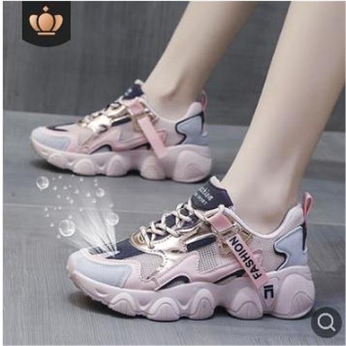 厚底35-40碼韓版ins學生跑步鞋子|老爹鞋|ETMall東森購物網