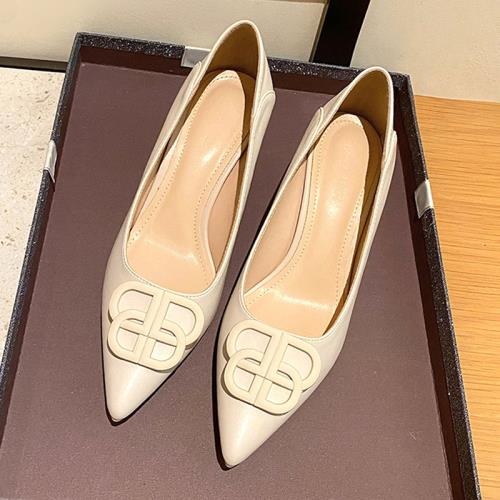 3cm小碼職業上班高跟淺口單鞋|淺口單鞋|ETMall東森購物網