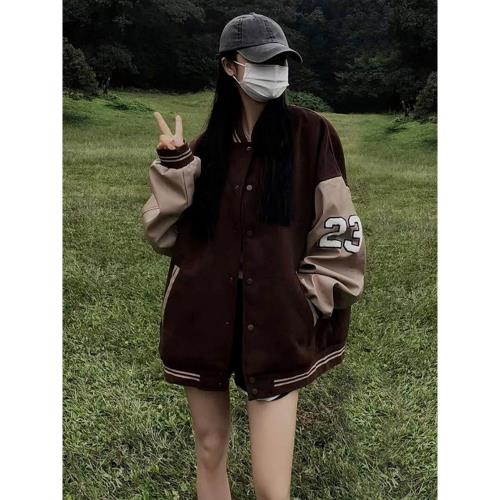 復古ins小眾高級感秋冬季棒球服|短外套|ETMall東森購物網
