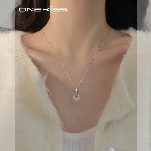 S925純銀和田玉項鏈女輕奢小眾設計感高級鎖骨頸鏈2022年新款時尚|項鍊|ETMall東森購物網