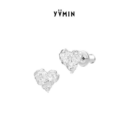YVMIN尤目 甜食系列 愛心形糖紙S925銀小耳釘生日七夕禮物|耳環|ETMall東森購物網
