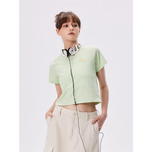 PSO Brand男女裝32支230克雙紗面料可愛小狗短款短袖辣妹裝T恤|T恤|ETMall東森購物網