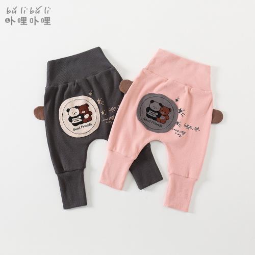 可愛0一2歲嬰兒純棉大pp寶寶褲子|褲子|ETMall東森購物網