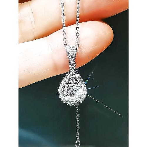 莫桑女18k金甜美高貴優雅吊墜|項墜/吊墜|ETMall東森購物網