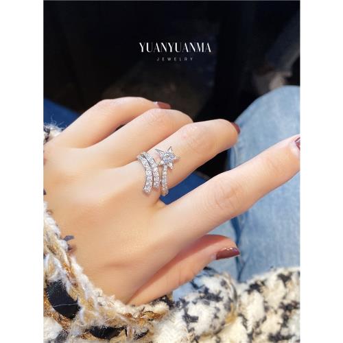 輕奢彗星18K金小眾設計女戒指|戒指/指環|ETMall東森購物網