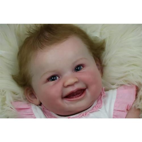 reborn doll kit smiley face 重生嬰兒模具DIY 愛好|娃娃/配件|ETMall東森購物網