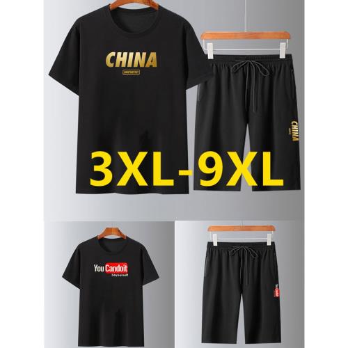 男生穿搭全套加肥加大200斤T恤|T恤|ETMall東森購物網