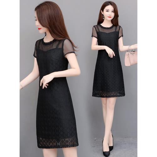 歐賽雅文40歲韓版顯瘦減齡連衣裙|洋裝|ETMall東森購物網