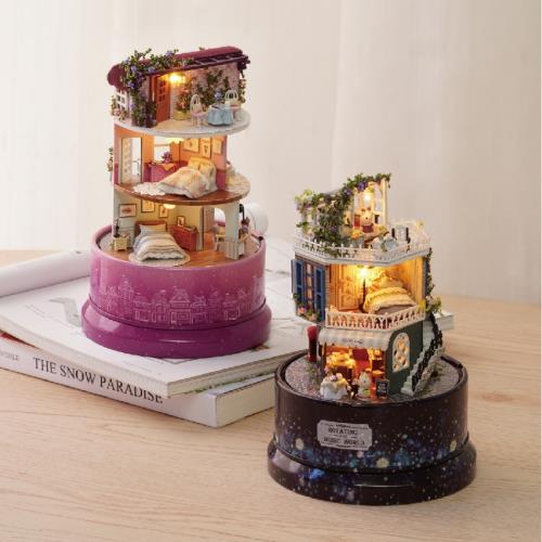 星夢奇緣旋轉邂逅街角diy小屋|建築/DIY小屋/拼裝模型|ETMall東森購物網