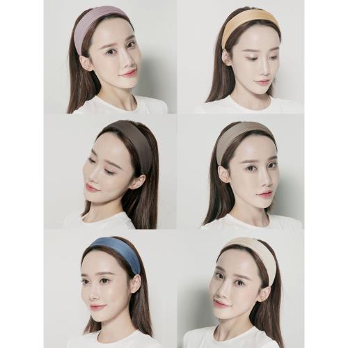 洋蔥谷倉 4CM薄平舒適真絲褶皺紗發卡寬發箍優雅發飾簡約時尚頭箍|髮飾|ETMall東森購物網