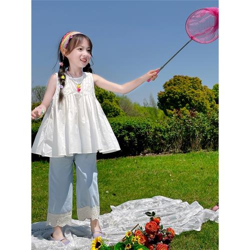 公主短袖2024新款背心女童T恤|T恤|ETMall東森購物網