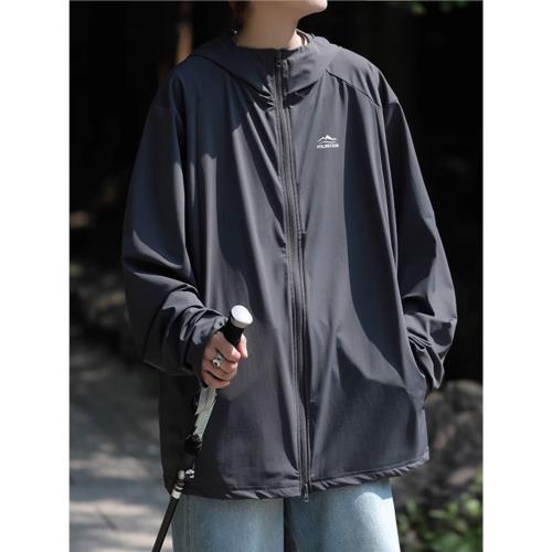 胖mm大碼300斤薄款冰絲防曬衣女款2024夏季山系戶外寬松連帽外套|時尚防曬服|ETMall東森購物網