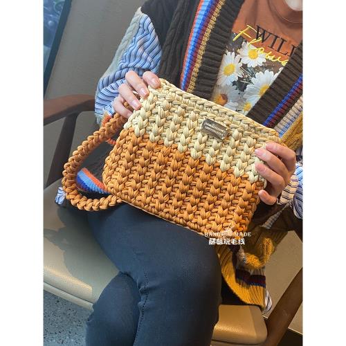 香風小挎包手工diy非成品毛線|DIY編織材料包|ETMall東森購物網