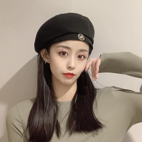 網紅女秋冬季小頭圍ins貝雷帽|帽子|ETMall東森購物網