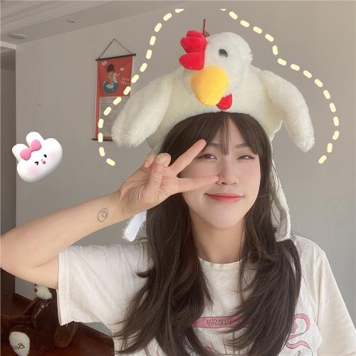 可愛ins張開飛走公雞出游頭套|帽子|ETMall東森購物網