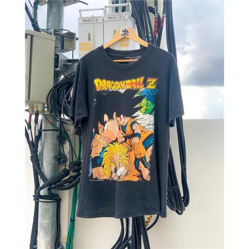 七龍珠z孫悟空與悟天克斯動漫復古重磅寬松oversize潮流嘻哈短袖T|手帕|ETMall東森購物網