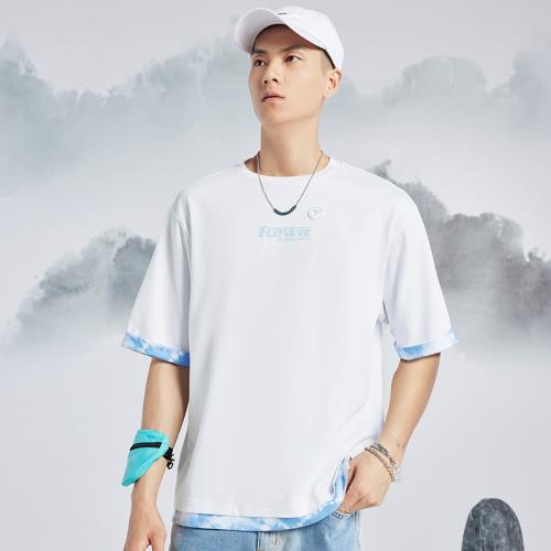 361運動t恤男2024夏季新款寬松上衣男款抗菌輕薄透氣運動短袖|運動T卹|ETMall東森購物網