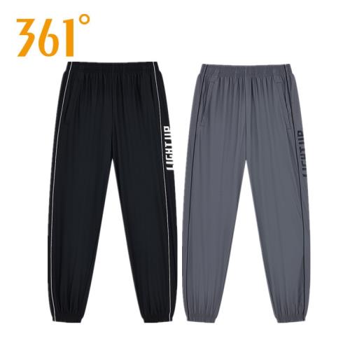 361度運動褲男褲2024夏季輕薄速干透氣休閑褲男子寬松收口九分褲|運動長褲|ETMall東森購物網