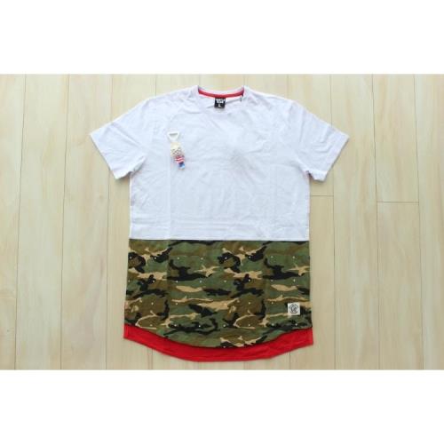 SKOOL歐美街頭潮流拼接迷彩高街加長TEE正版T.I.主理hiphop rap|T恤|ETMall東森購物網