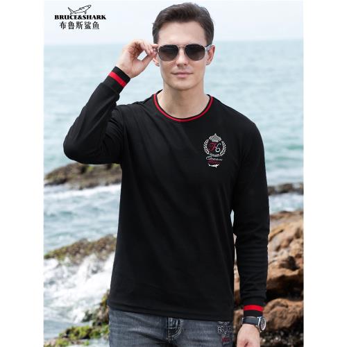 潮牌長袖上衣男士大碼打底衫t恤|T恤|ETMall東森購物網