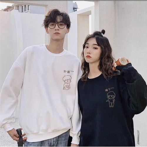 超火秋冬季ins簡約特別的情侶裝|衛衣|ETMall東森購物網
