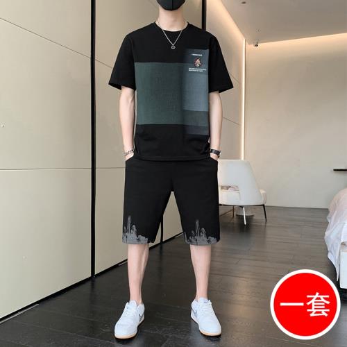 韓版潮流ins男生一套搭配短袖t恤|T恤|ETMall東森購物網