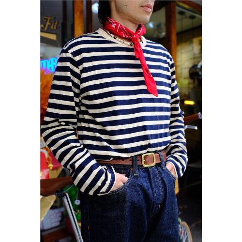 重磅法式230克長袖條紋海魂衫T恤|T恤|ETMall東森購物網