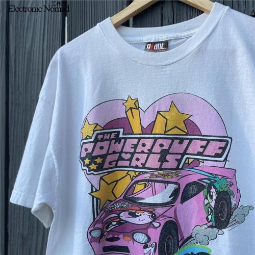 ElectronicNomad 水洗大師 沒潮動漫飛天小女警高級感vibe風T恤|T恤|ETMall東森購物網