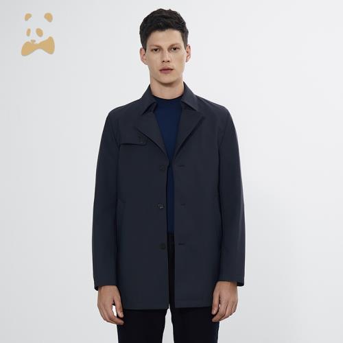 【優雅生活】CANUDILO/卡奴迪路商務通勤休閑中長款風衣男士外套|風衣|ETMall東森購物網