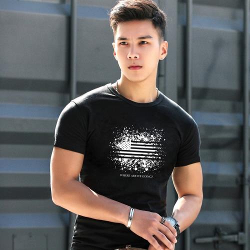 潮訓練緊身肌肉丅桖跑步旅行短袖|T恤|ETMall東森購物網