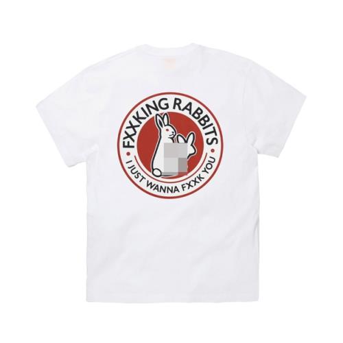 小眾潮牌 #FR2 圓形兔子 Round Logo T-shirt 男女情侶短袖T恤潮|T恤|ETMall東森購物網