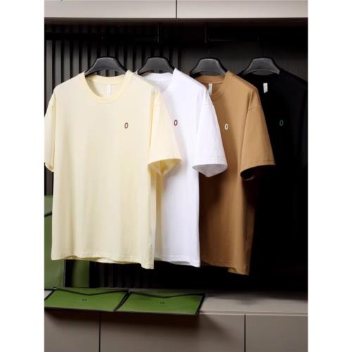 HK訂單！男士輕奢230克精梳長絨棉紗禮袋裝圓領百搭短袖T恤|T恤|ETMall東森購物網