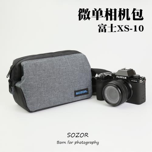相機包適用于微單索尼A7C ZV-E10 XS-10簡約小巧單肩斜挎文藝背包|數位相機包|ETMall東森購物網