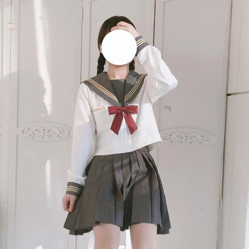珠珠原創灰姑娘長袖日系jk水手服|學生校服|ETMall東森購物網