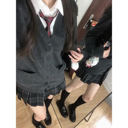 jk灰野川針織學院風制服東京毛衣|毛衣|ETMall東森購物網
