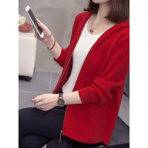 外套女胖mm高級寬松顯瘦針織開衫|短外套|ETMall東森購物網