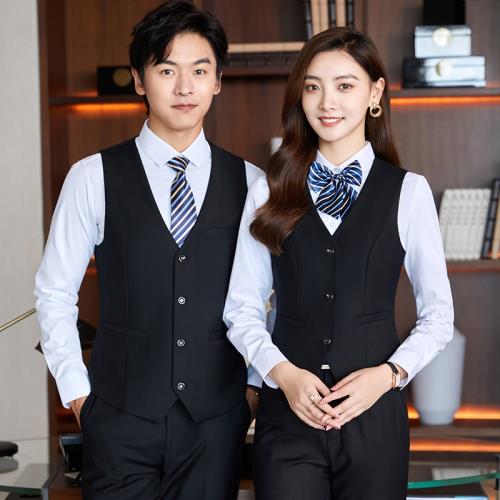 銀行上班職業西裝馬甲套裝男女春秋OL正裝工作服大碼馬夾背心坎肩|馬夾|ETMall東森購物網