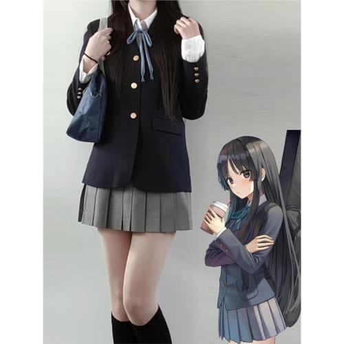正版輕音少女jk制服秋冬套裝少女全套動漫中野梓平澤唯cos服原創|半身裙|ETMall東森購物網