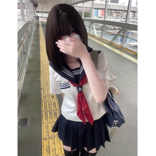 白月光學院風短袖夏季jk水手服|學生校服|ETMall東森購物網