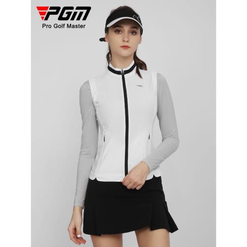 PGM高爾夫馬甲女春季服裝收腰顯瘦外套親膚女裝衣服輕盈薄款背心|高爾夫服裝|ETMall東森購物網
