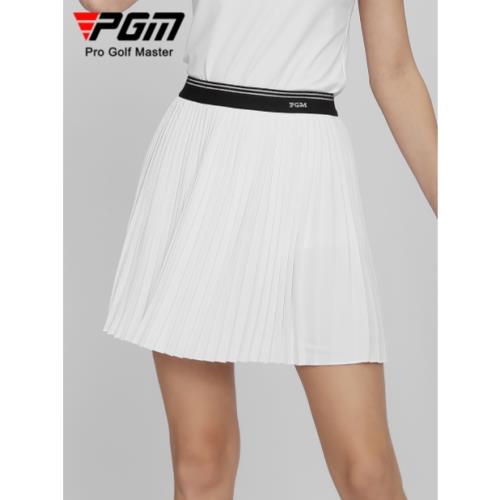 PGM高爾夫裙子夏季速干女裙2023新運動半身裙彈力腰帶亮鉆百褶裙|高爾夫服裝|ETMall東森購物網