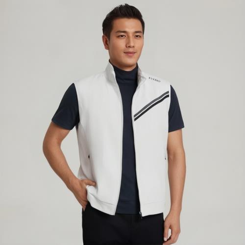 EVERIO高爾夫馬甲秋裝男士防風輕薄無袖上衣golf vest馬夾背心男|高爾夫服裝|ETMall東森購物網