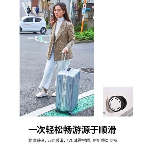 銀座拉桿箱鋁框萬向輪20經典密碼登機硬箱24寸PC學生旅行箱男女|旅行箱|ETMall東森購物網
