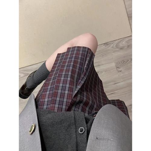 冬至10月8點原創格裙學生JK制服|半身裙|ETMall東森購物網