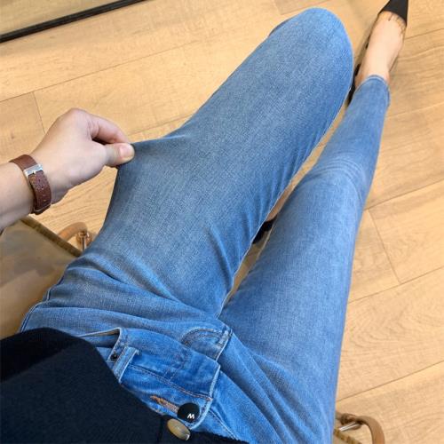 口碑bi入 納米氣泡技術 大彈力四面彈小腳九分鉛筆牛仔褲女春秋|牛仔褲|ETMall東森購物網