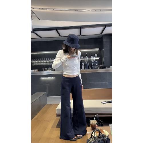 9/11 20點低腰修身微喇休閑褲|休閒褲|ETMall東森購物網