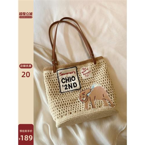 南風Chio2nd夏天原創編織大包|托特包|ETMall東森購物網